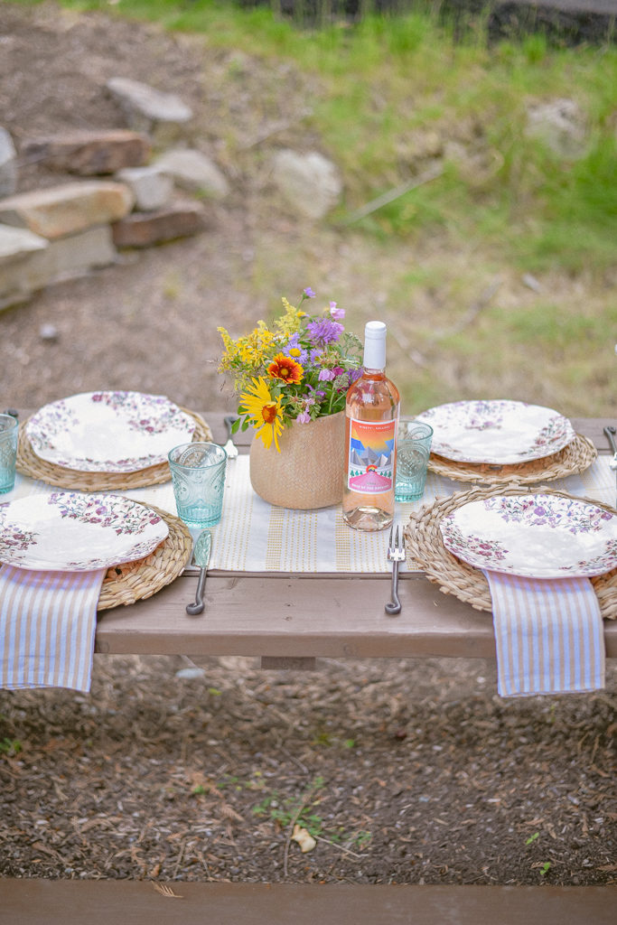 Glamping Table Settings